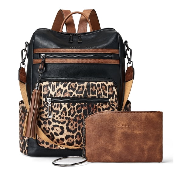 Shrrie Backpack Purse for Women Leather Fashion Designer Backpack ...