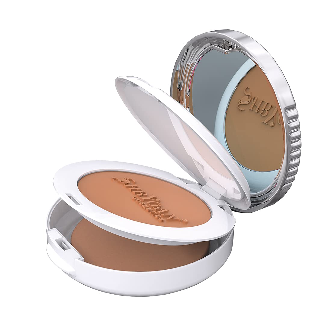 Shryoan 2 in 1 Oil Control Compact Powder Hides Imperfections Blends ...