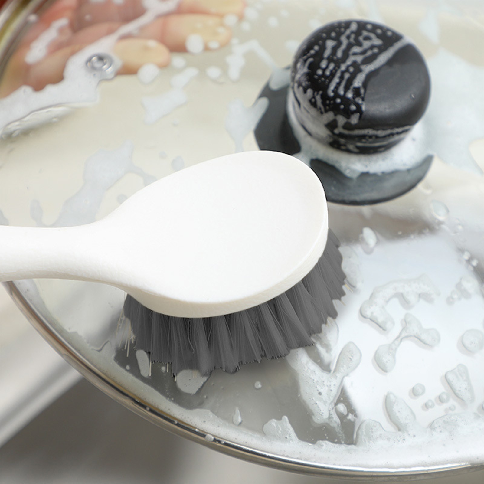 Shrysg 10 inch Premium PVC Cleaning Brush with Long Handle - Elegant ...