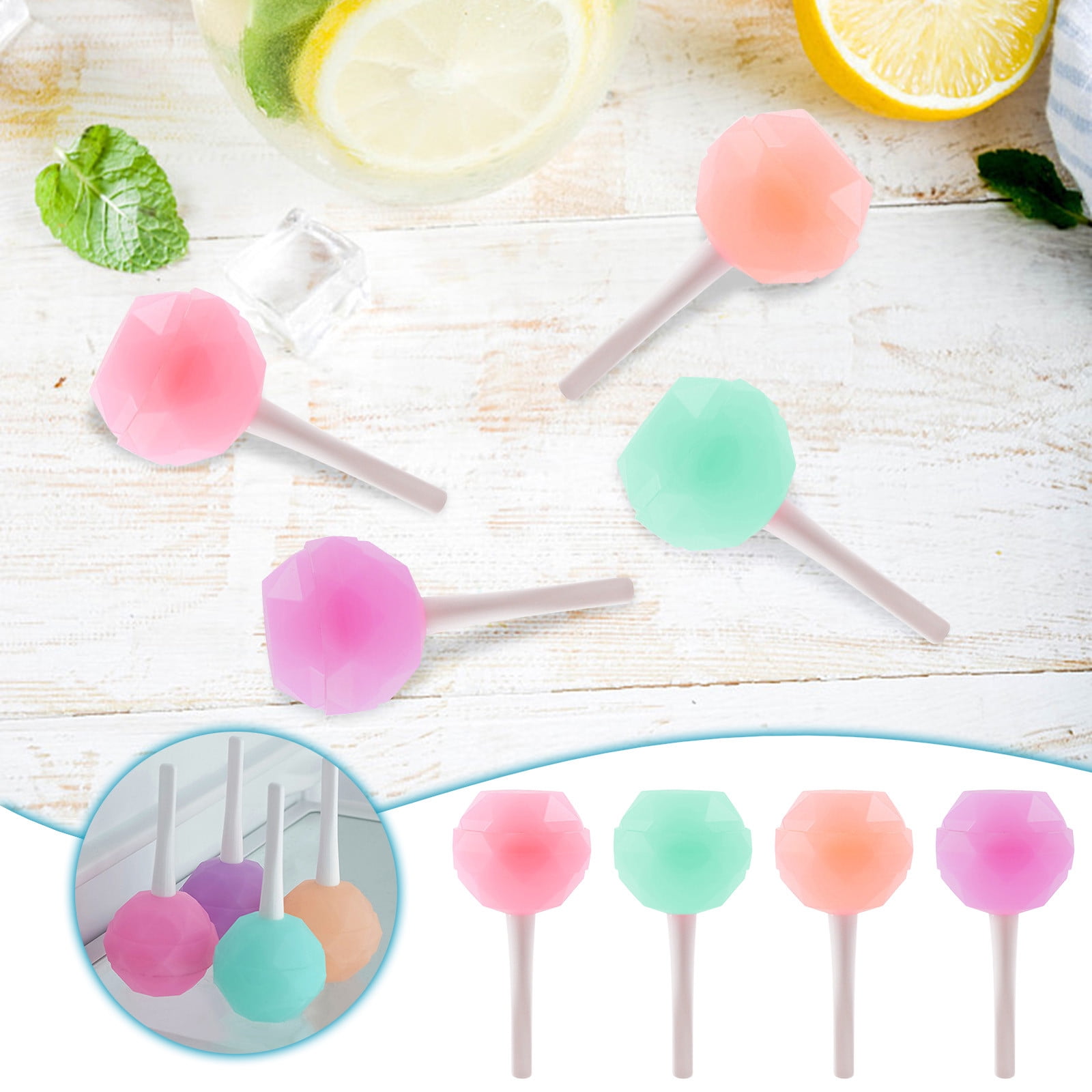 Shrysg DIY Lollipop Ice Ball Maker - Enjoy Homemade Summer Ice Cream ...