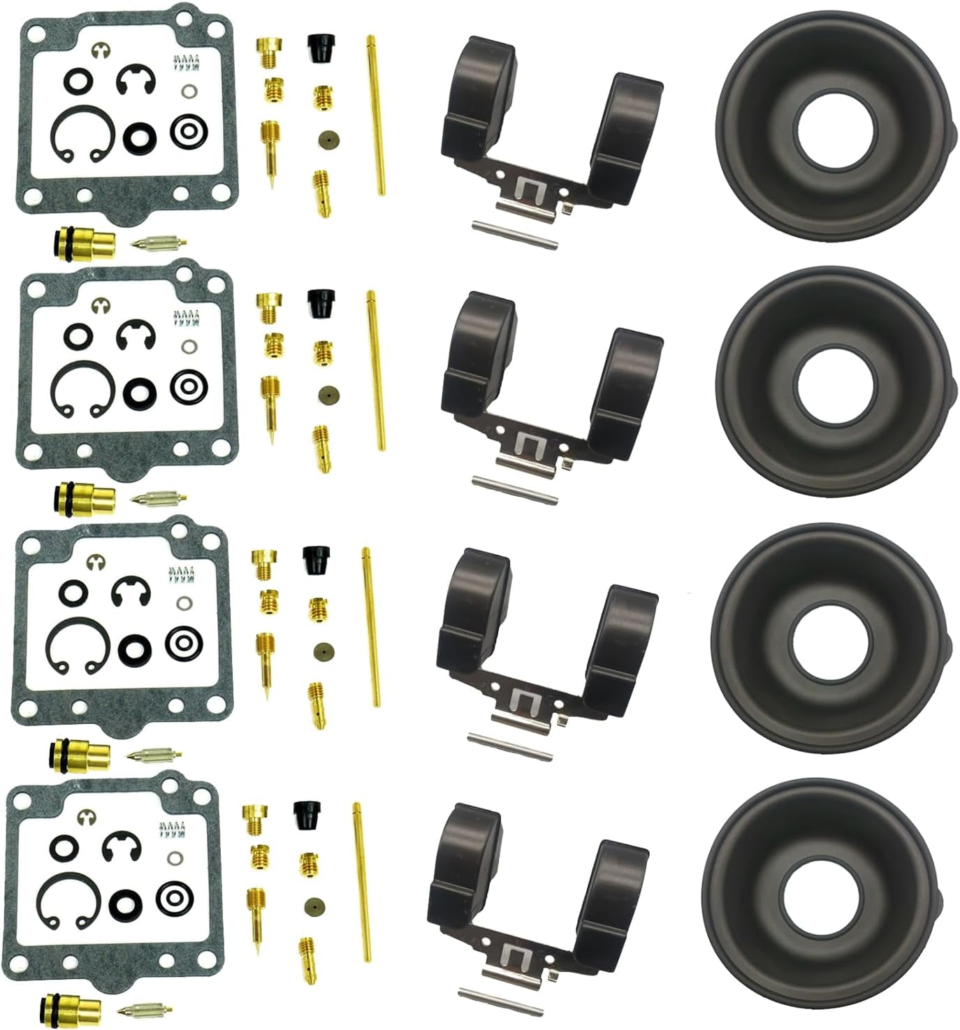 Shtlyh Carburetor Rebuild Repair Diaphragm Float Kit for Suzuki 1980 ...