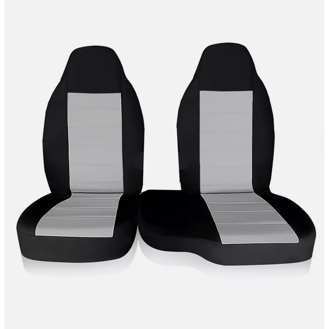 Shtlyh Driver & Passenger Black & Gray Seat Cover Replacement for 2004 ...