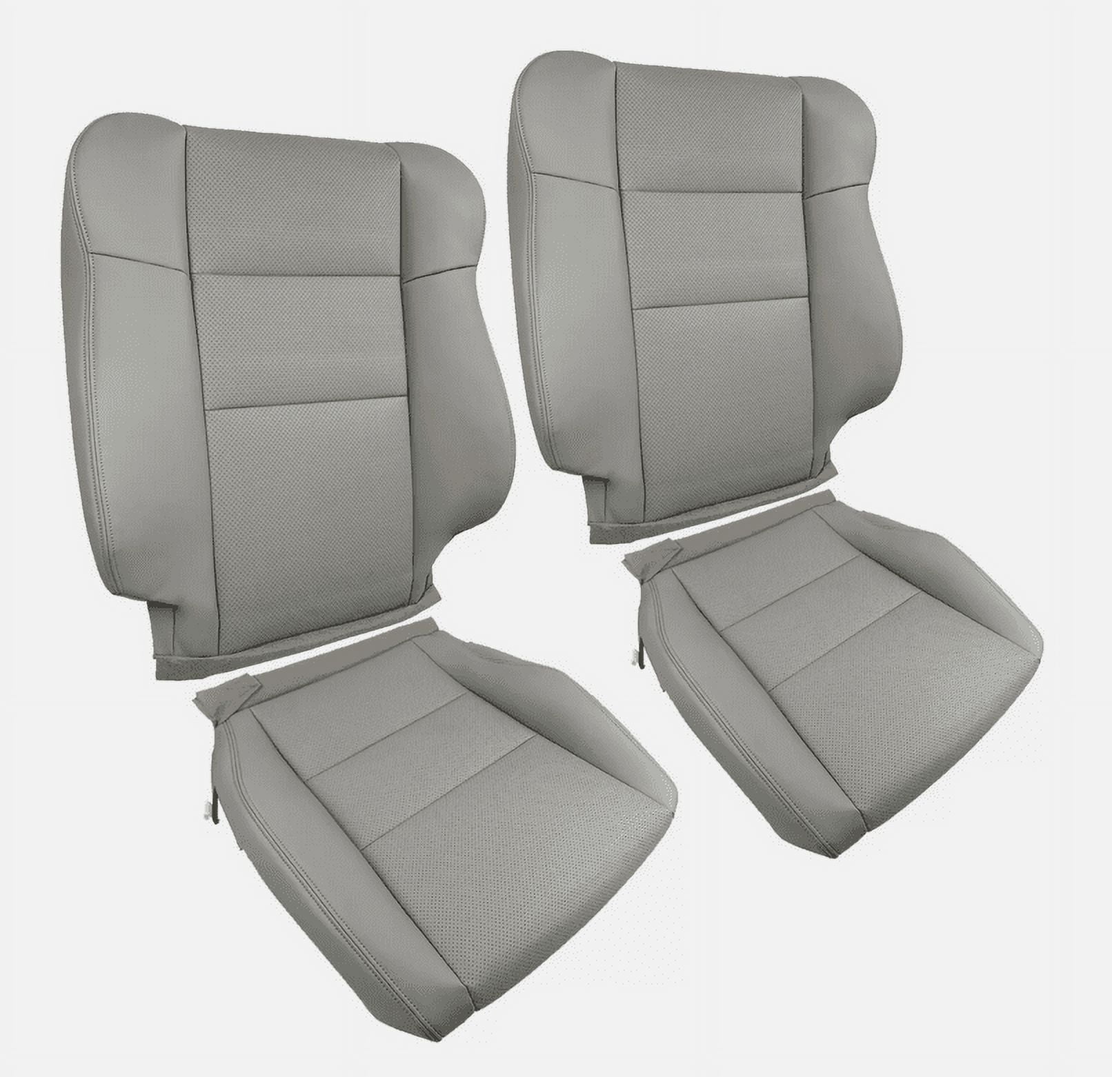 Shtlyh Driver & Passenger Leather Bottom and Top Lean Back Perforated ...
