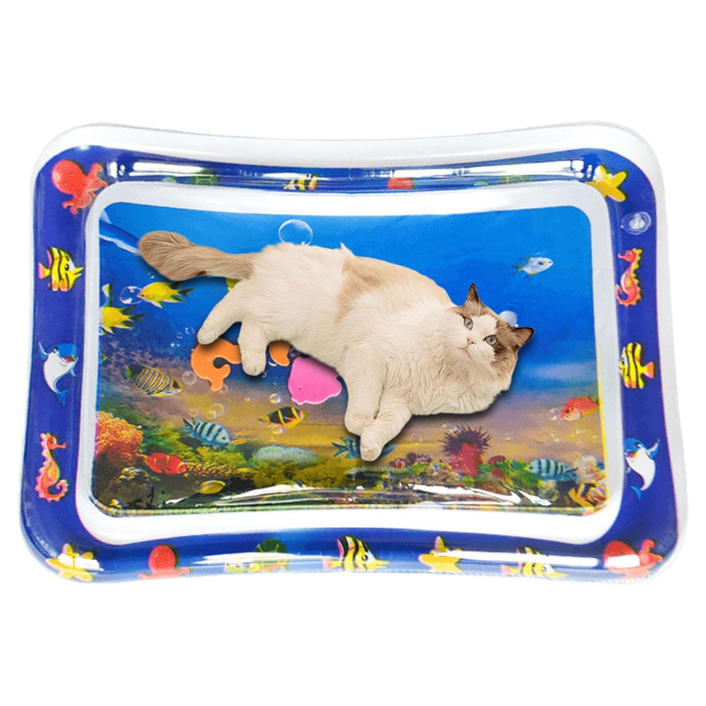Shtyetg Water Sensory Playmat with Fish Water Sensor Play Mat Tummy ...