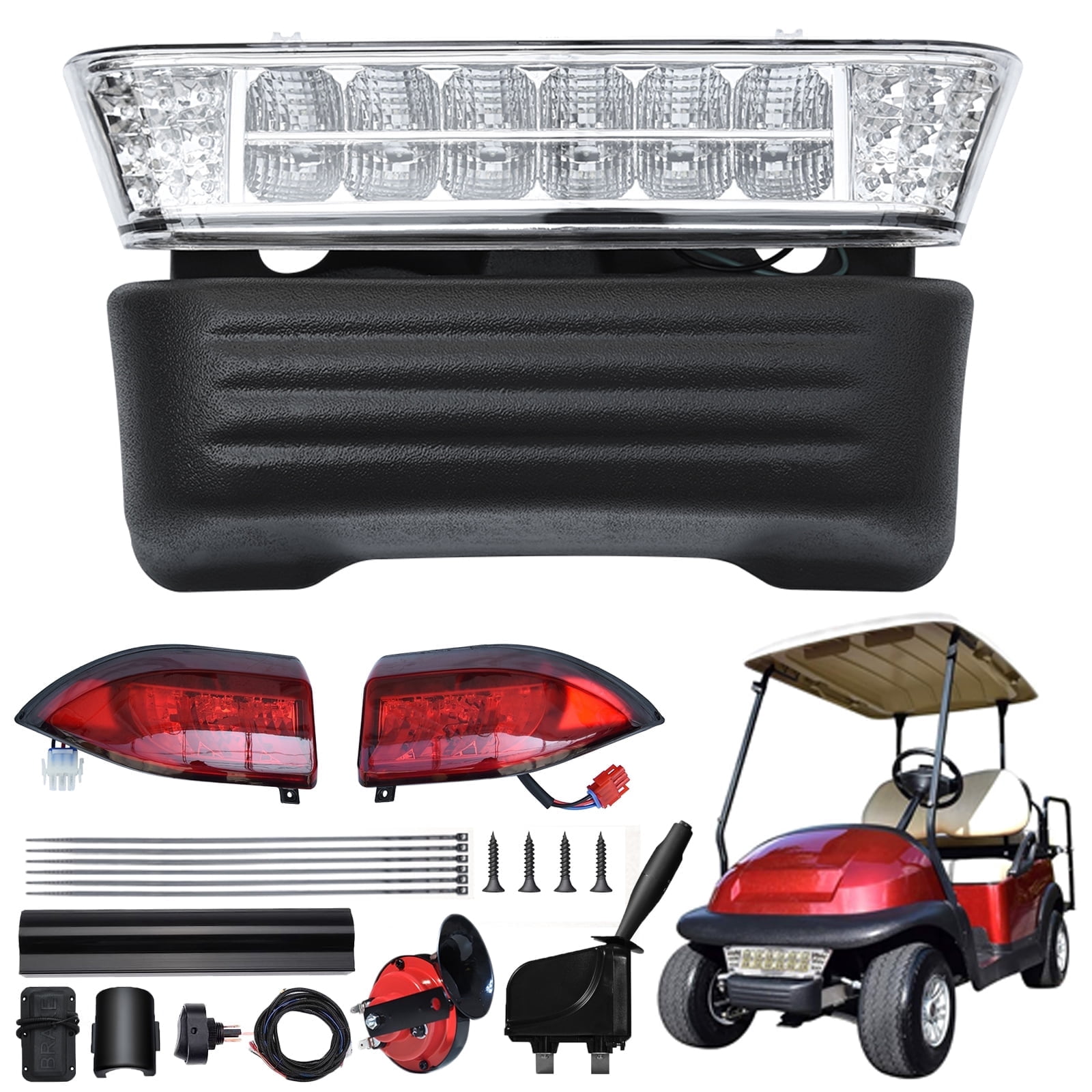 Shu-Ran Golf Cart Light Kit Fits Club Car Precedent Electric Golf Cart ...