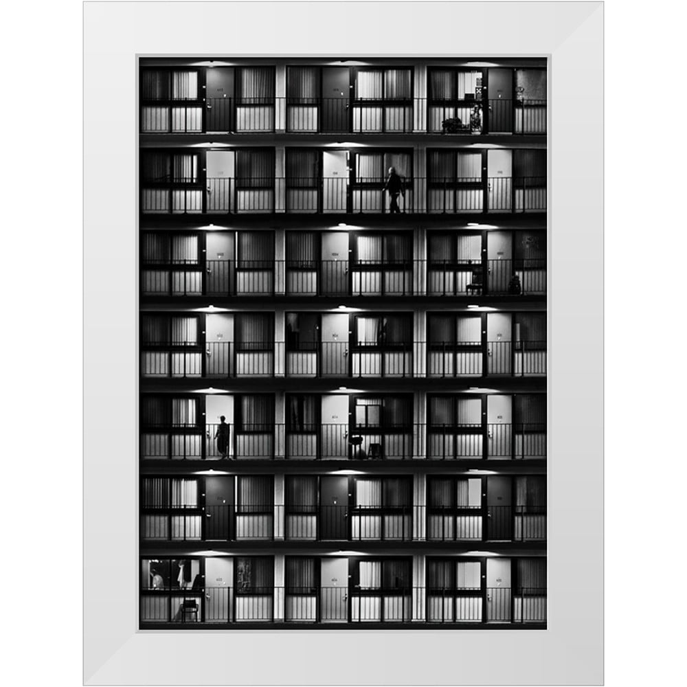 Shu, Rong 24x32 White Modern Wood Framed Museum Art Print Titled - The ...