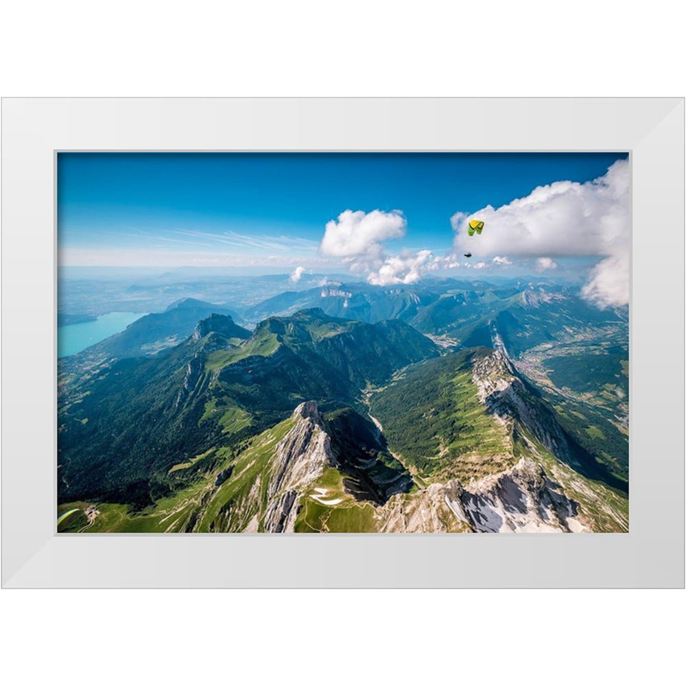 Shu, Tristan 32x23 White Modern Wood Framed Museum Art Print Titled ...