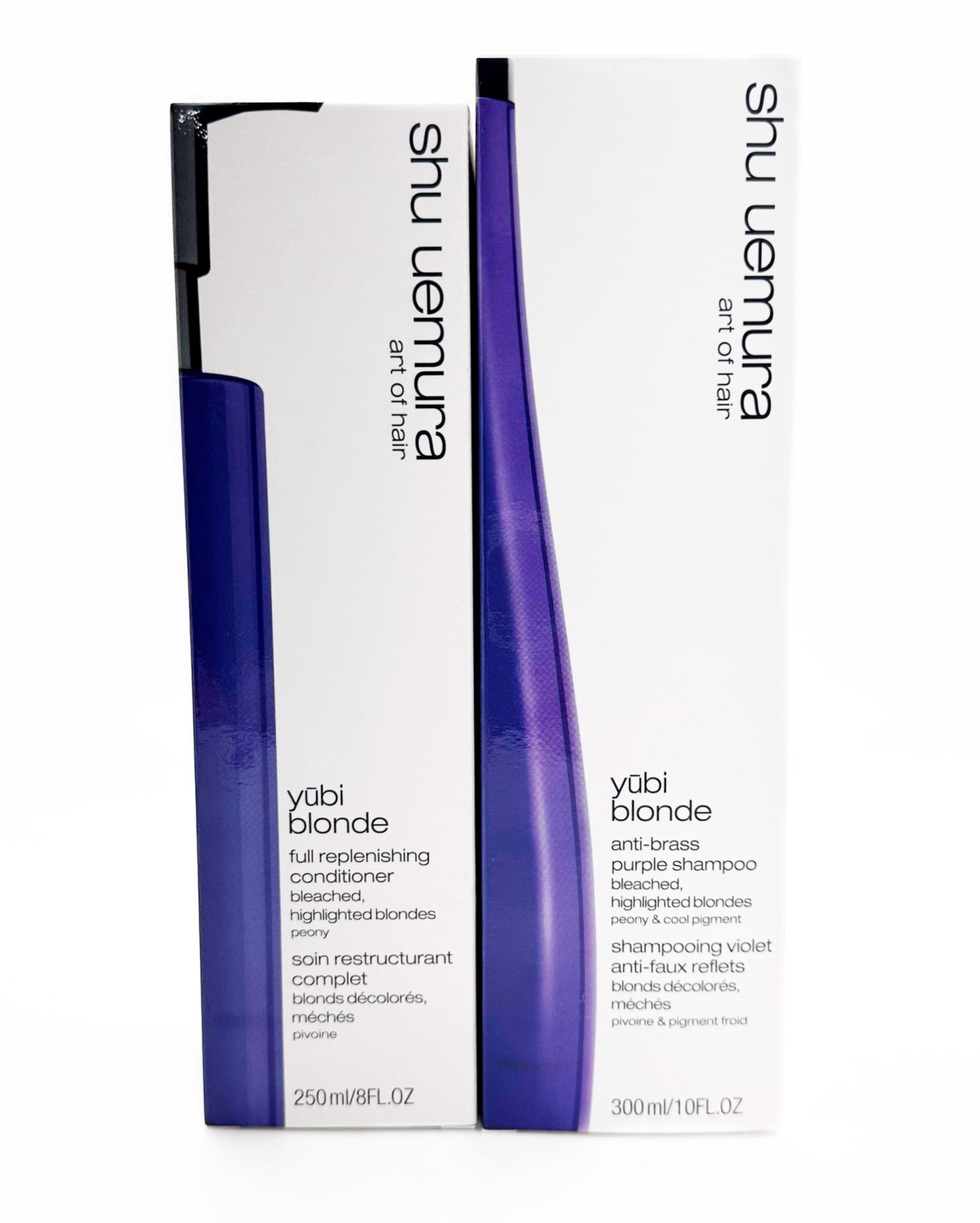 Shu Uemura Yubi Blonde Shampoo 10.1 oz, Conditioner 8.5 oz, Hydrates ...