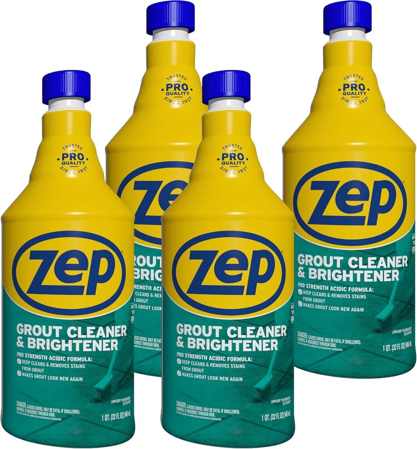 ShuYYun Industrial Grout Cleaner and Brightener - 32 oz (Pack of 4 ...