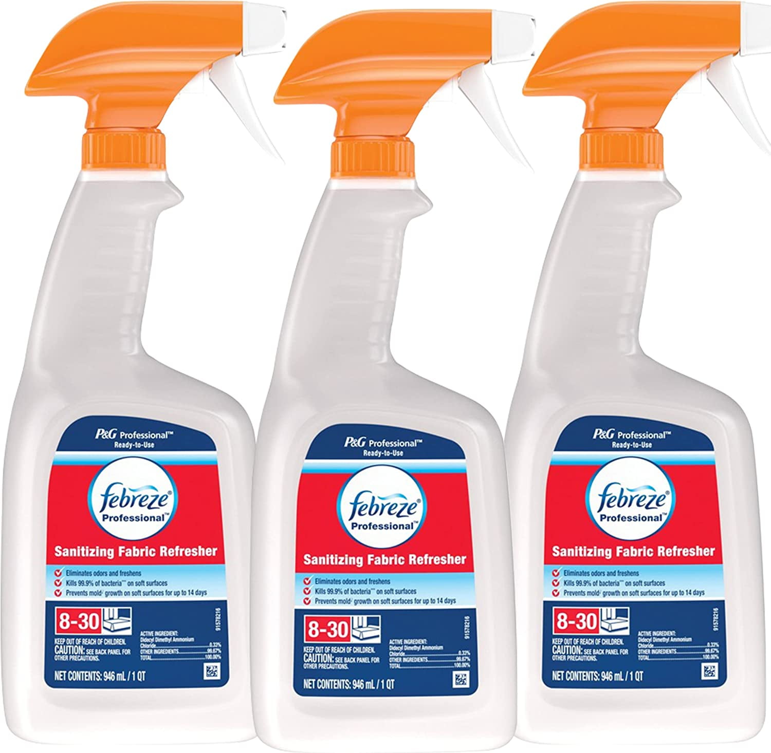 ShuYYun Professional Sanitizing Fabric Refresher Spray, Eliminates ...