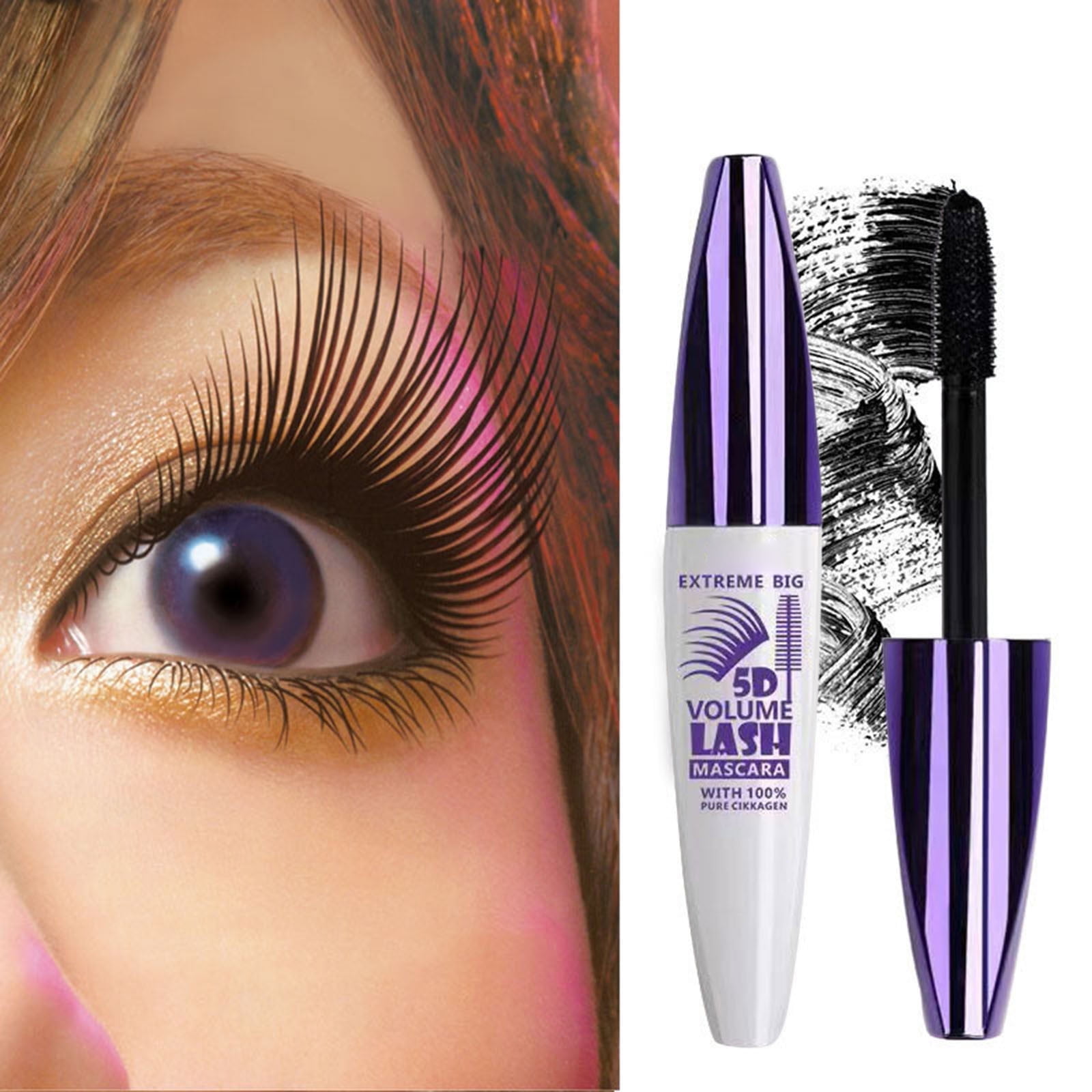 ShuZhiMascara - Falsies Push Up Angel Mascara | Falsies Mascara Black Volume Lash - Masacara 5D ...