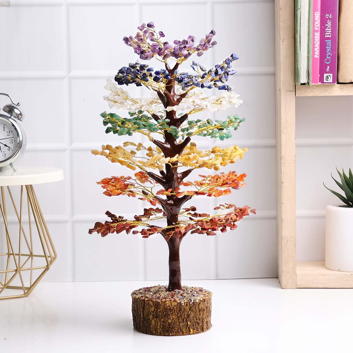Shubhanjali Seven Chakra Tree 1000 Beads for Home Decoration Crystal ...