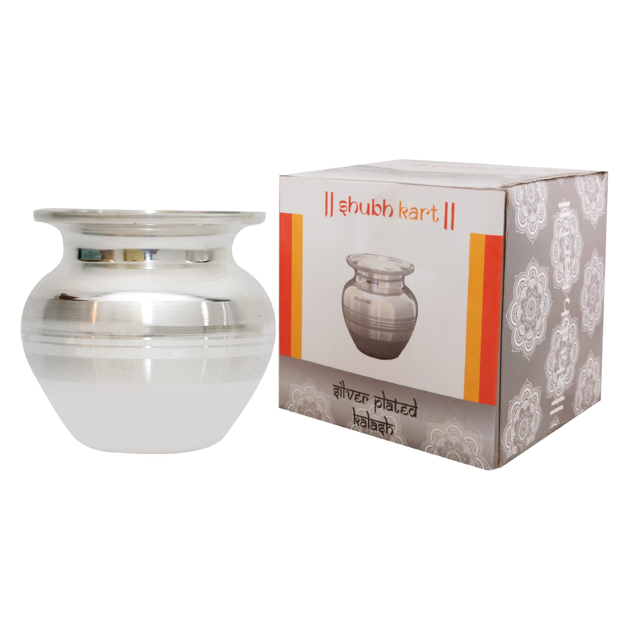 Shubhkart Handmade Silver Plated Kalash Lota for Puja, Small - Walmart.com