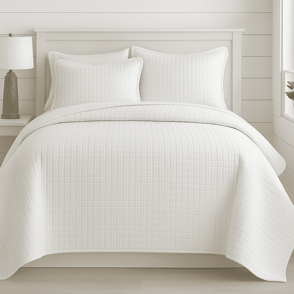 Shubozy Ultrasonic Reversible Quilt Sets, Lightweight Full/Queen ...