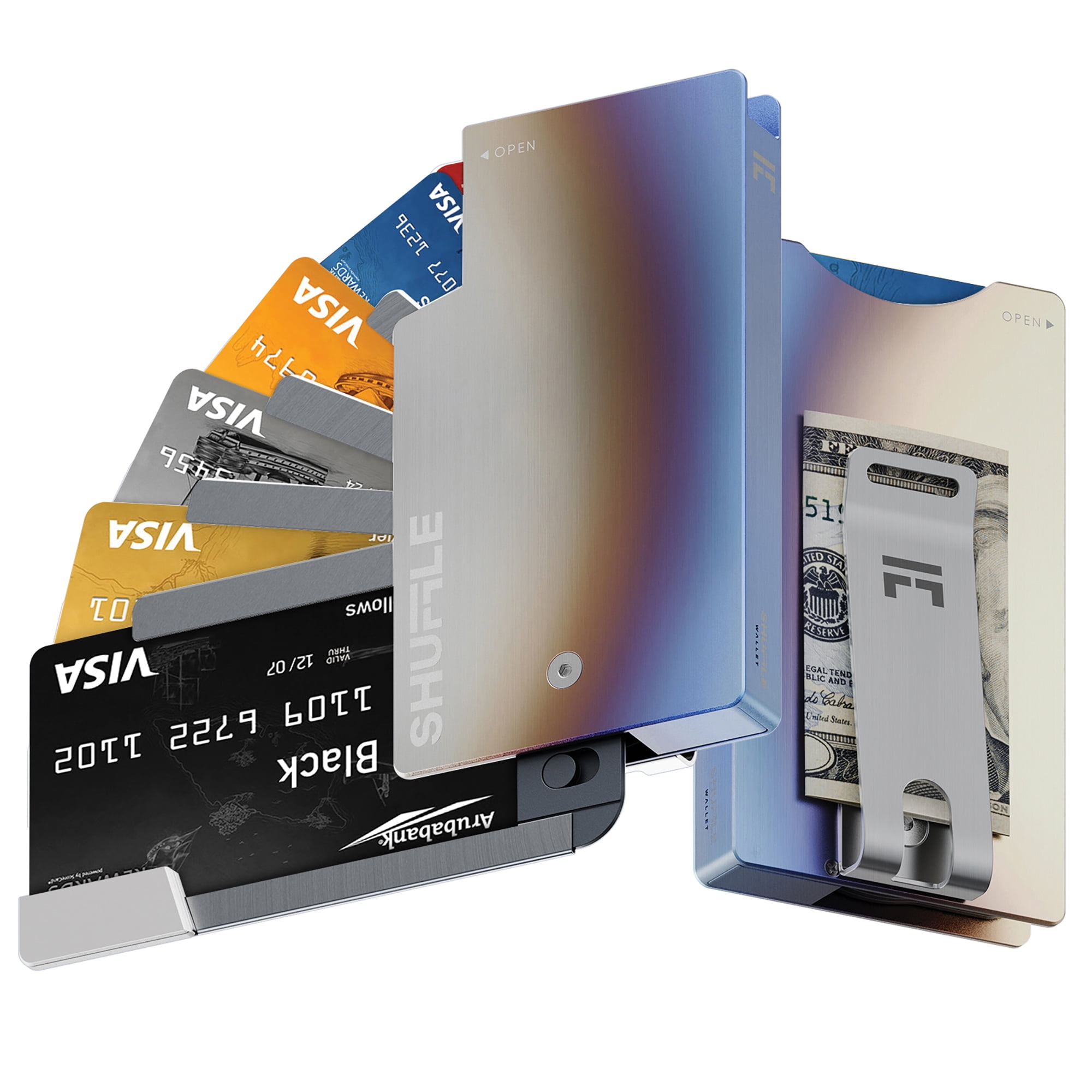 Shuffle Wallet 1.0 Card Holder, Slim, Minimalist Design with RFID ...