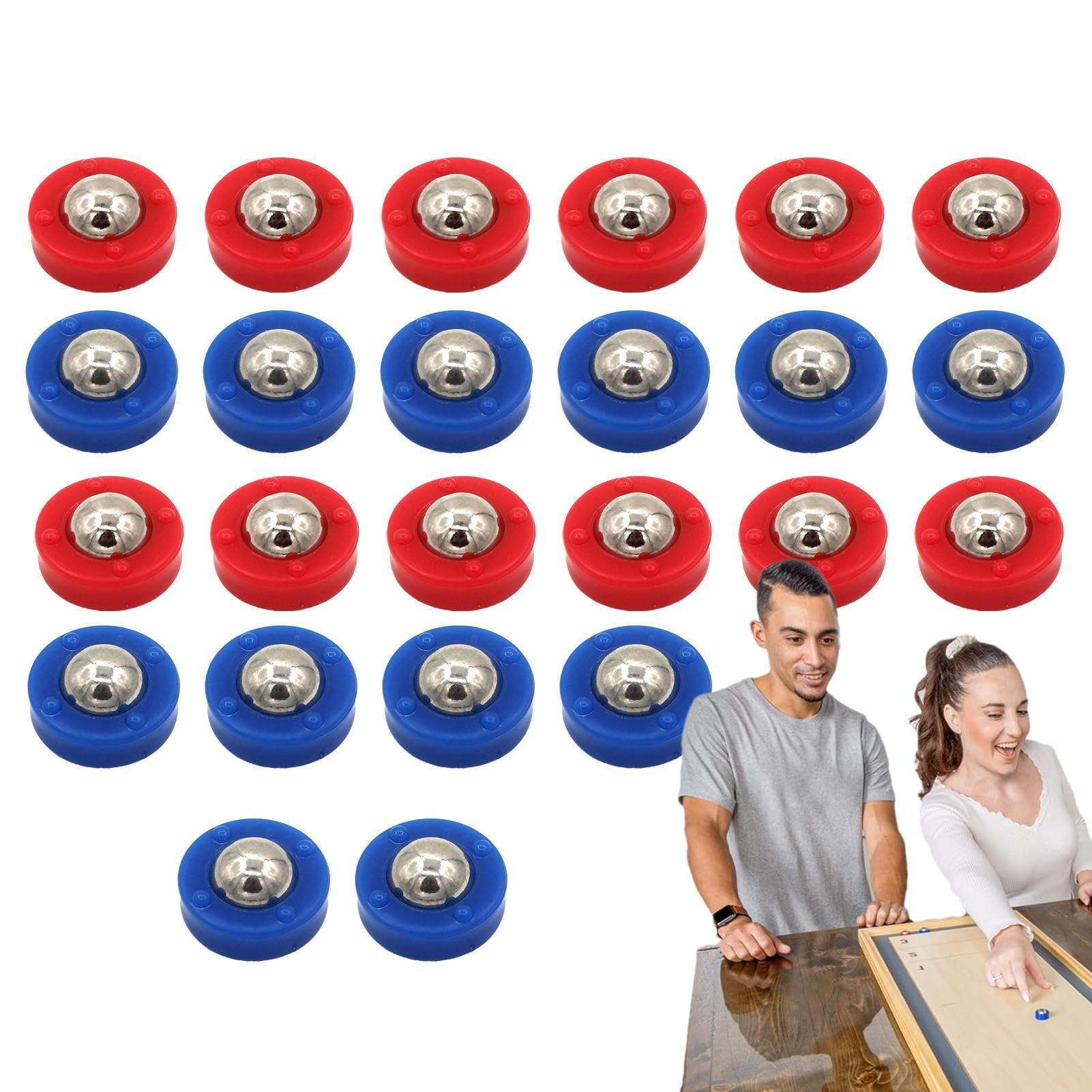 Shuffleboard Pucks Set, Shuffleboard Curling Accessories, Indoor ...
