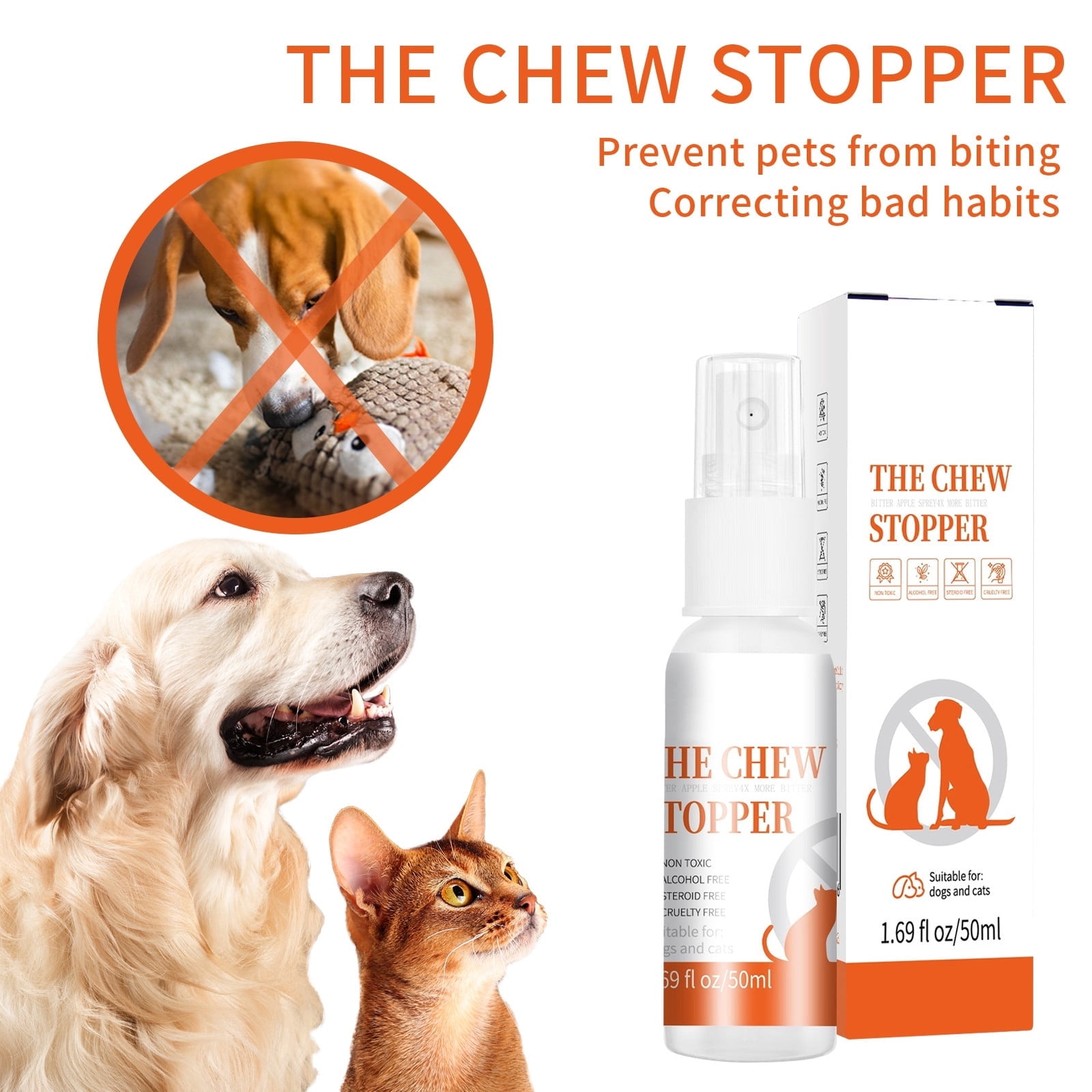 ShuiFen Cat Deterrent Spray ,Pet Restricted Area Spray, Prevent Cats ...