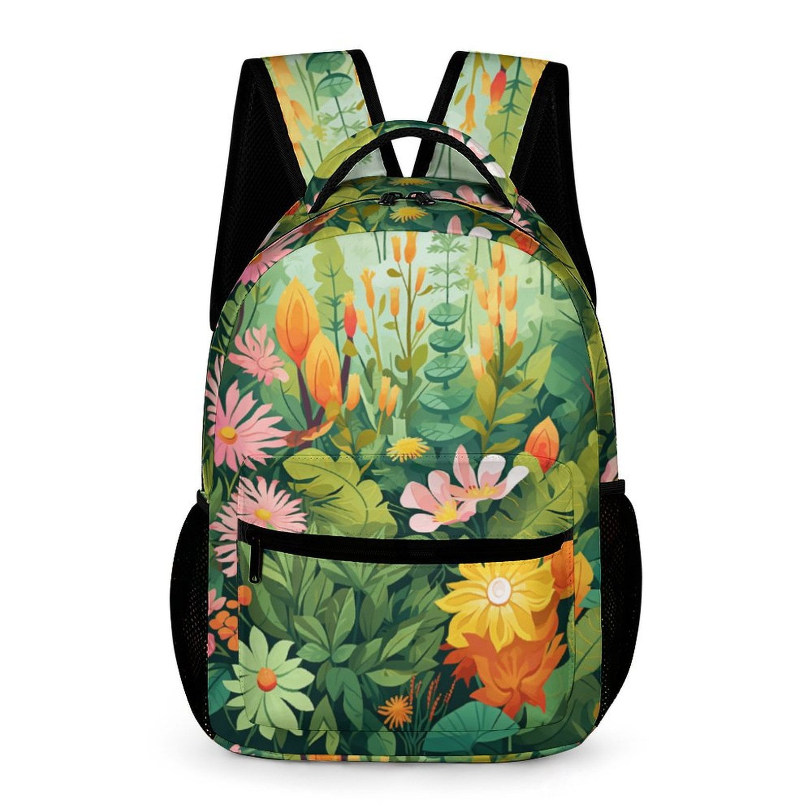 Shuihui Flower Backpack for Girls Kids Boys School Bookbags, Student ...