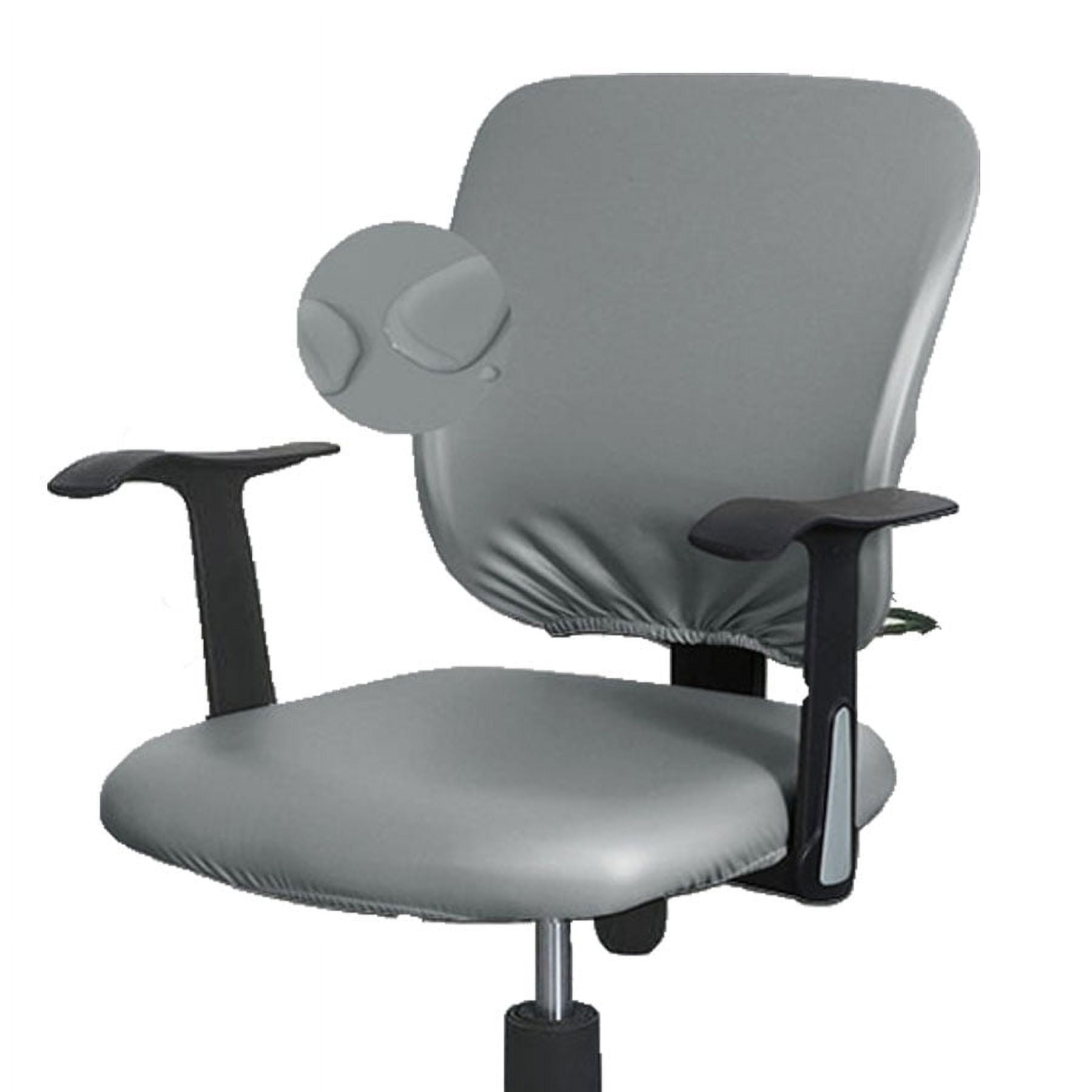 Shukii Waterproof Office Desk Chair Cover PU Leather Computer Chair ...