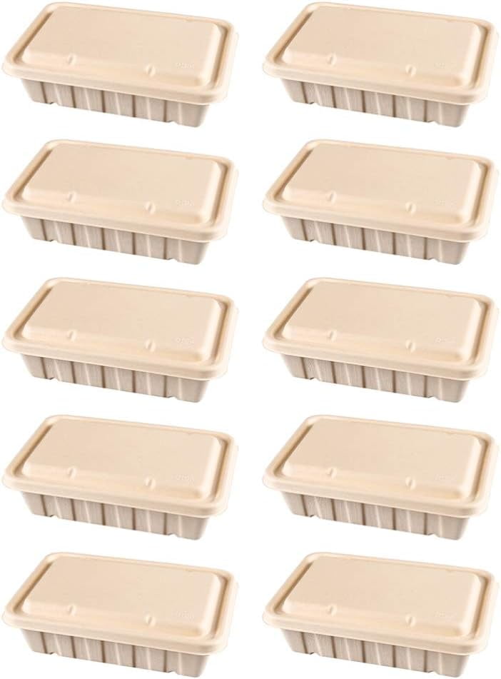Shukong 10 Pcs Box Pac Box Sandwich Takeout Containers Snack Container ...