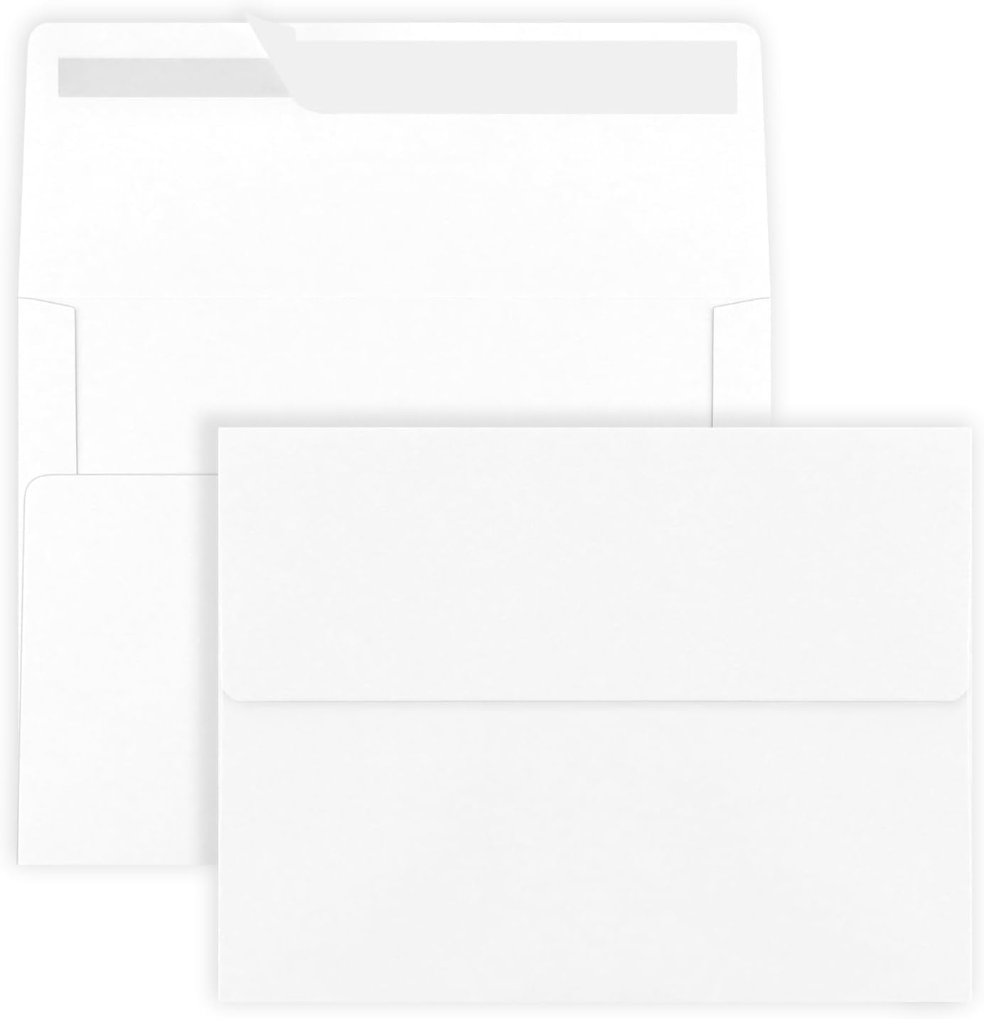 Shukong 100 Pack A2 Envelopes, White Envelopes S Seal, Printable ...