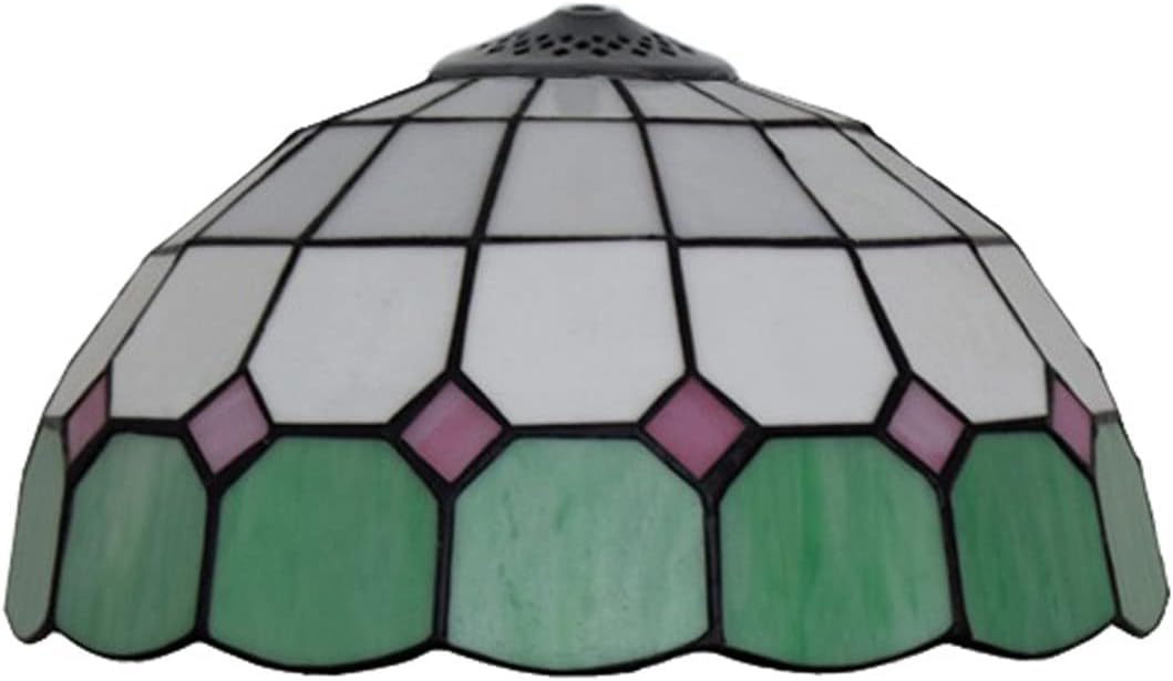 Shukong 12 Inch Stained Glass Lamp Shade Replacement Only Tiffany Style ...