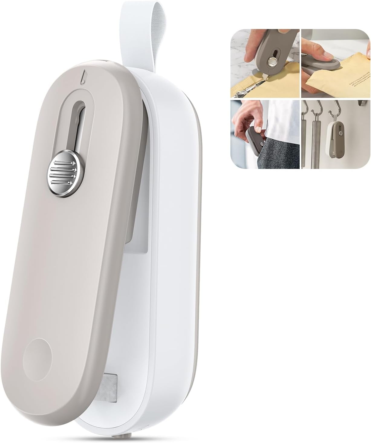 Shukong 2 in 1 Mini Bag Sealer Heat Seal and Cutter With Lanyard ...