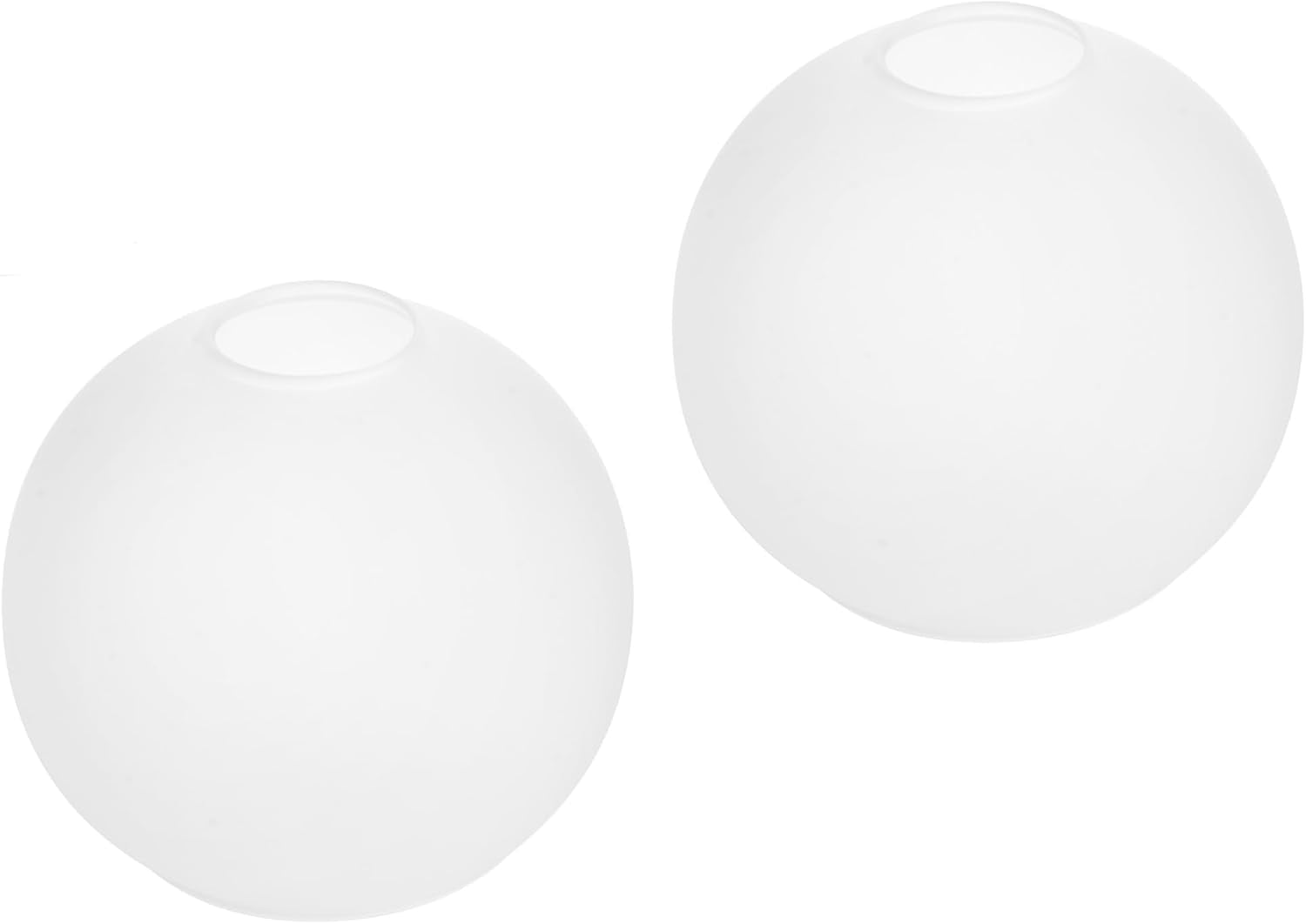 Shukong 2 Pack Clear Glass Shades Globes, Glass Lamp Shade Covers ...