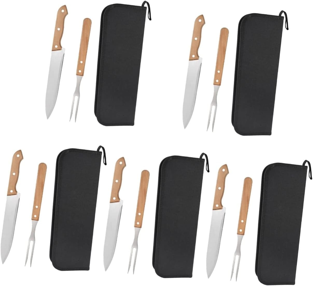 Shukong 2 Sets Barbecue Knife and Tools Grill Food Barbecue BBQ Tools ...