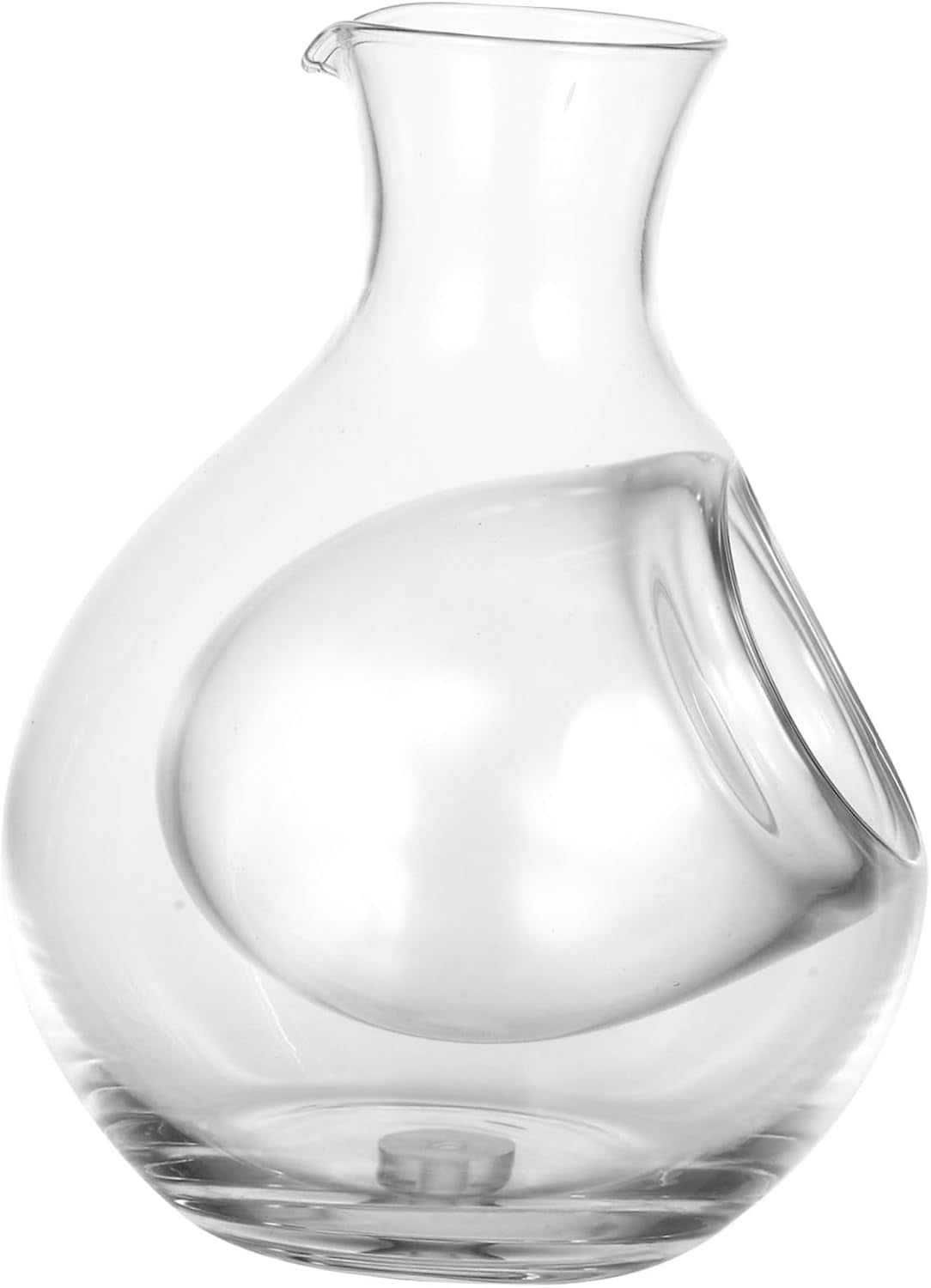 Shukong 300ML Japanese Sake Glass Decanter Bottle with Ice Pocket Cold ...