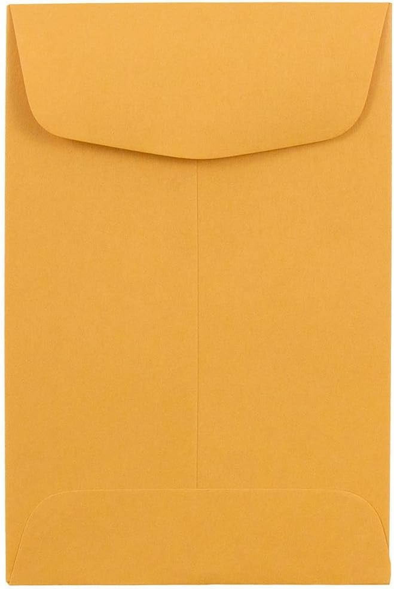 Shukong #4 Coin Business Commercial Envelopes - 3 x 4 1/2 - Brown Kraft ...