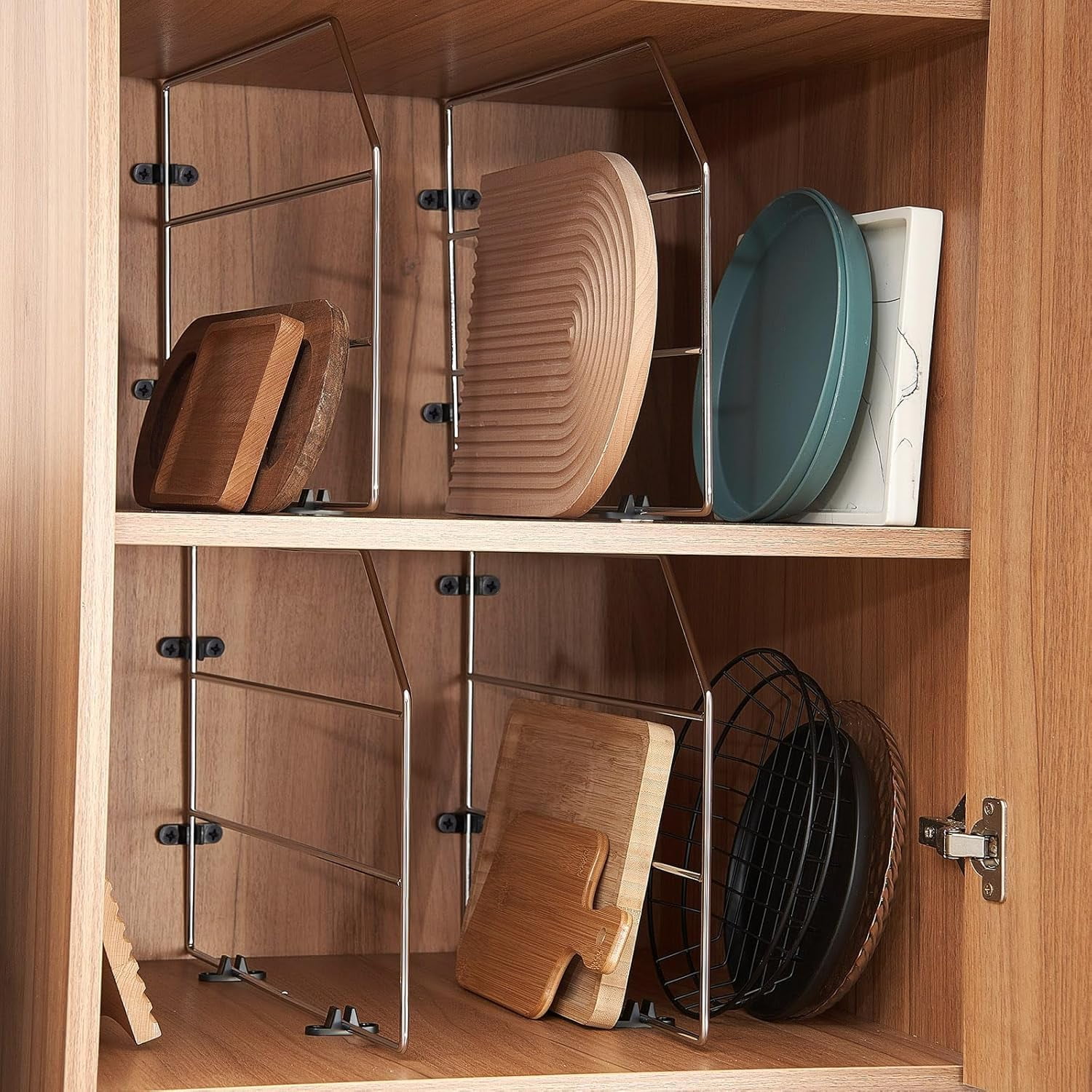 Shukong 4 Pcs Ba Sheet Organizer 12" x 20" Tray Dividers for Cabinets ...