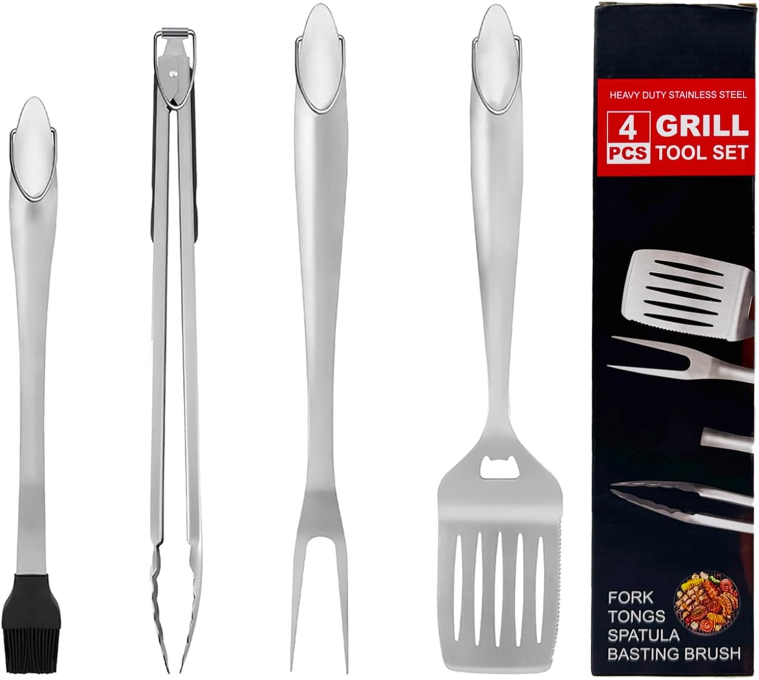 Shukong 4PCS Barbecue Accessories Kit, Grill Tool, fessional BBQ Grill ...