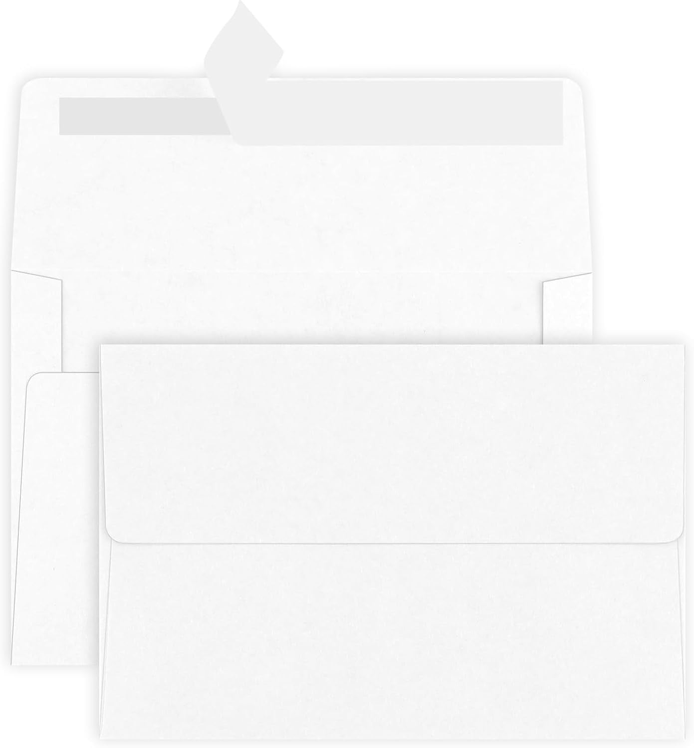 Shukong 50 Pack 4x6 Envelopes, A4 White Envelopes S Seal, Printable ...
