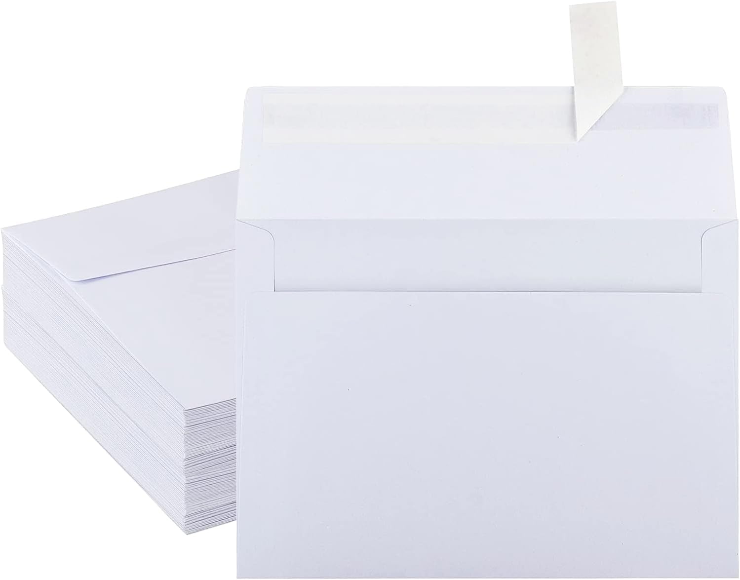 Shukong 50 Pack White Envelopes 4 x 6 Inch White Envelopes,A4 Envelopes ...