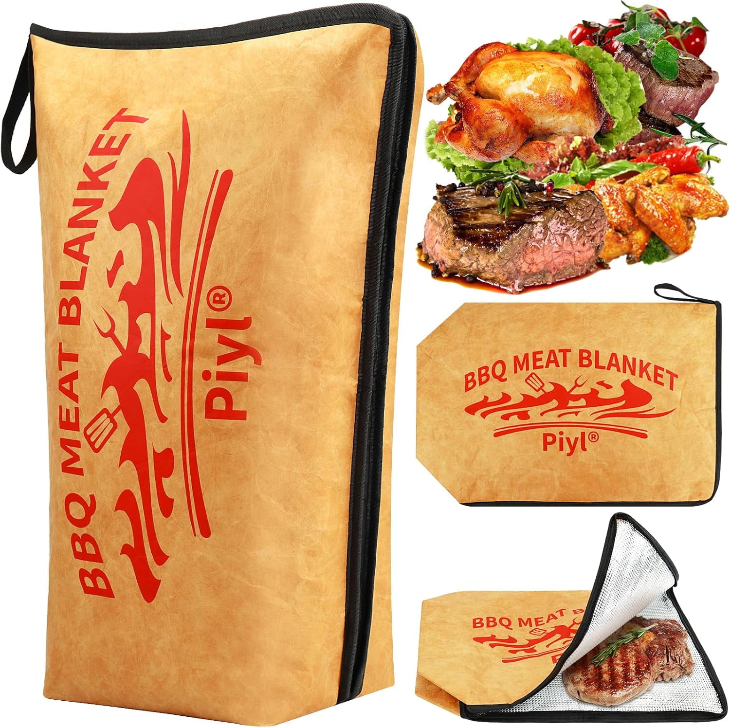 Shukong BBQ Blanket for Resting Meat, 21 Inch Reusable Insulated Meat ...