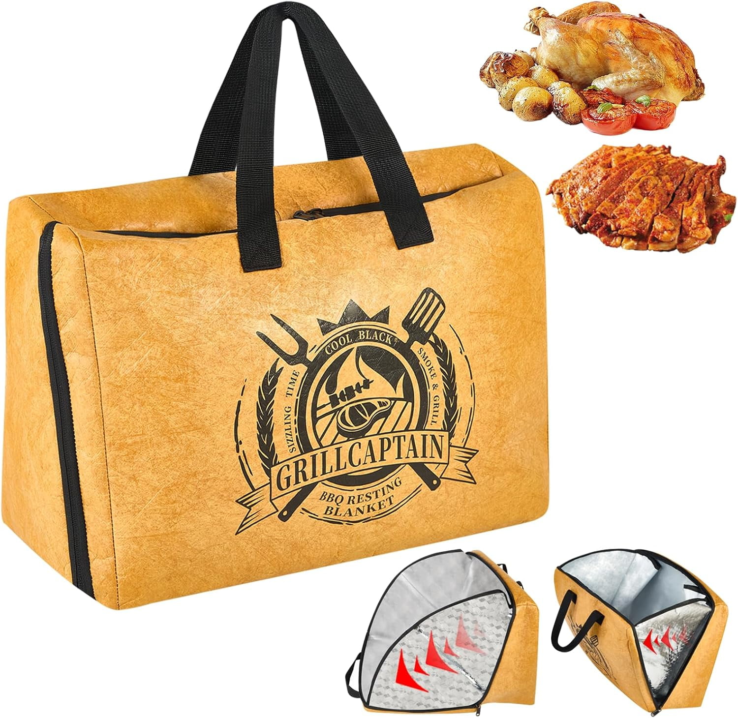 Shukong BBQ Blanket for Resting Meat - Insulated Brisket Resting Bag ...