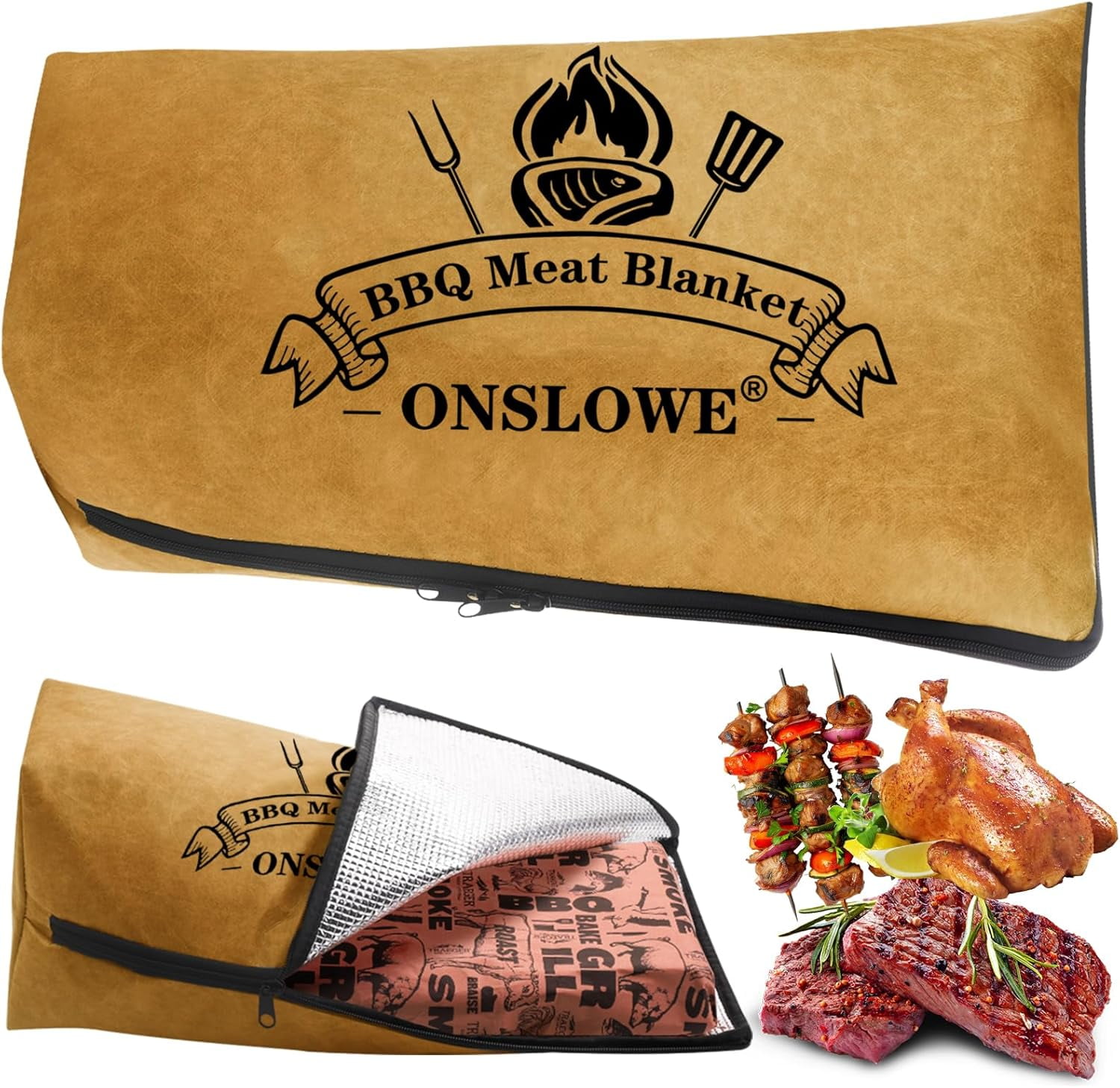Shukong BBQ Blanket for Resting Meat, Reusable Reat Insulated Resting ...