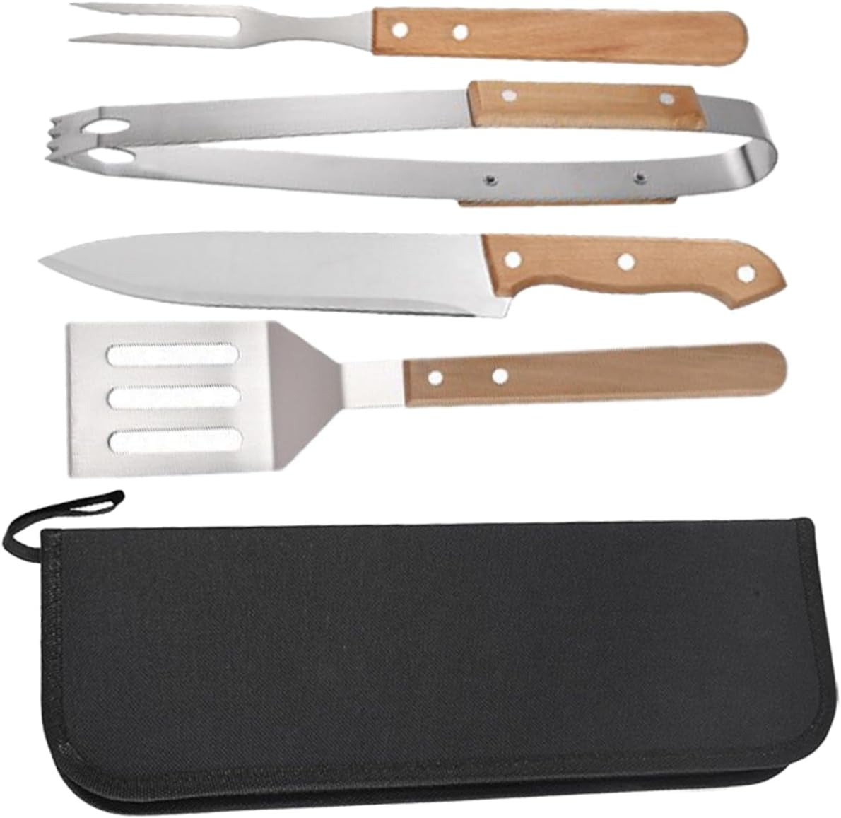 Shukong Barbeque Barbecue Tool Set 5pc Grill Tools Set Cutter Spatula ...