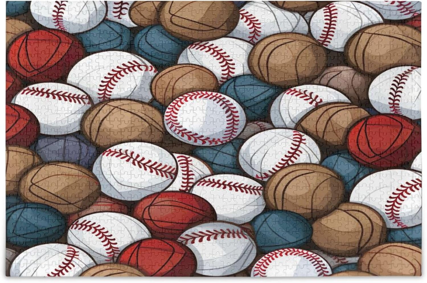 Shukong Baseball Jigsaw Puzzles 500 Piece for Adults Large Puzzle Game ...