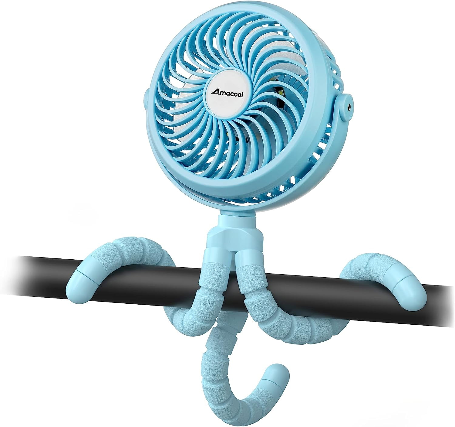 Shukong Battery Operated Stroller Fan Flexible Tripod Clip On Fan with ...