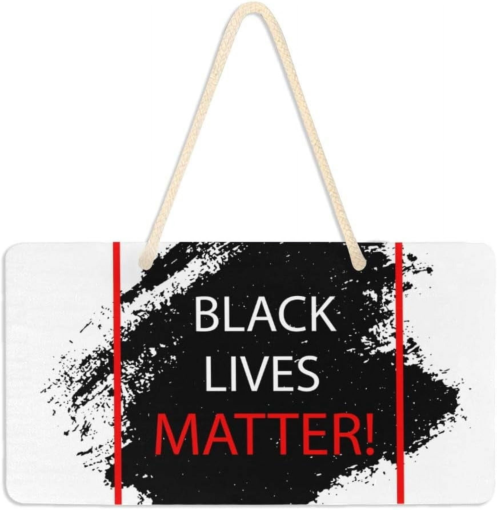Shukong Black Lives Matter Door Sign PVC Front Door Plaque Hanger ...