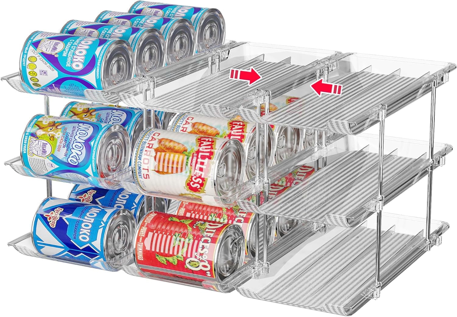 Shukong Can Storage Organizer for Pantry Canned Food Holders and Soup ...