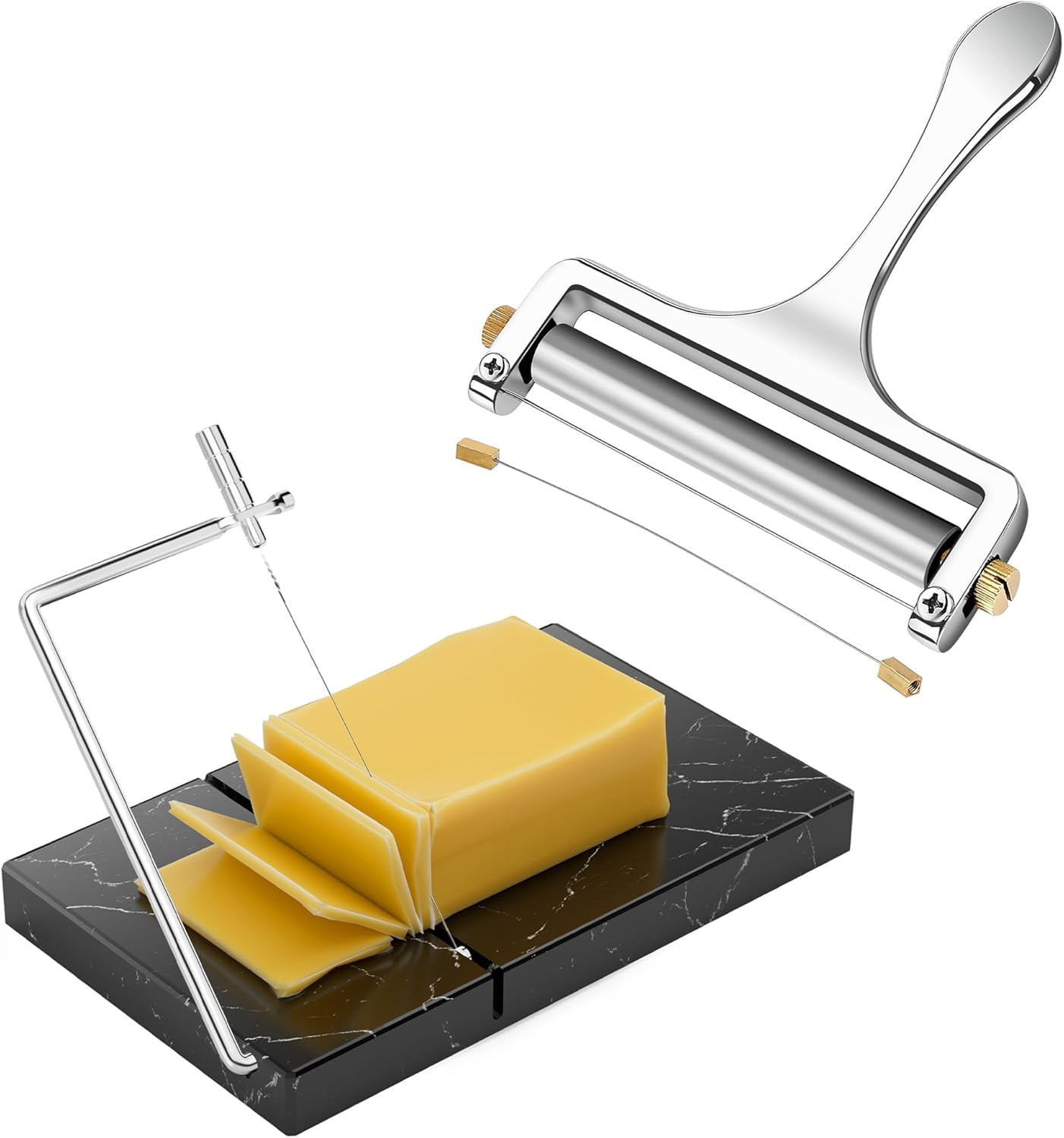 Shukong Cheese Slicer Stainless Steel Wire Cheese Cutter Slicer for ...