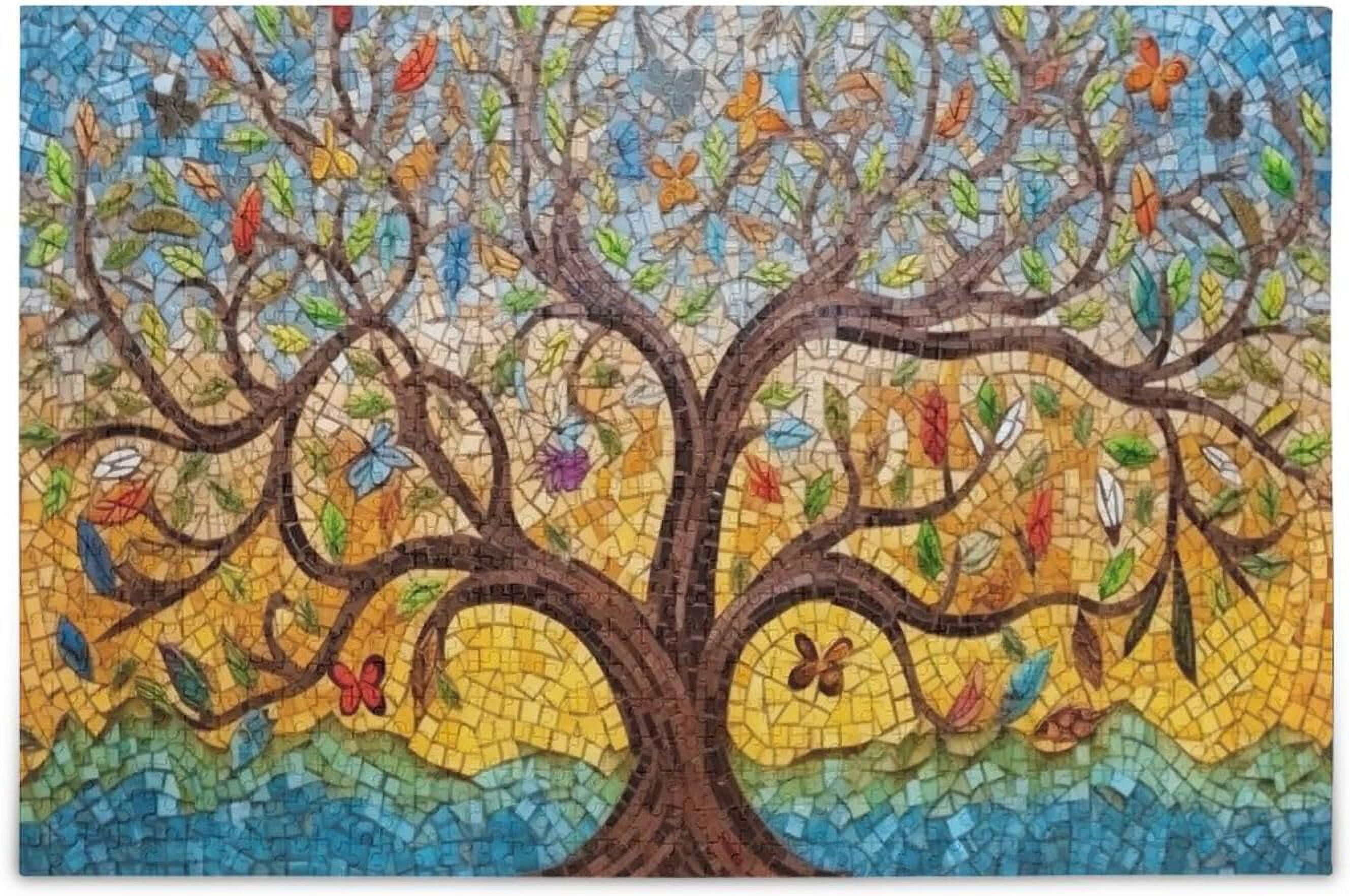 Shukong Colourful Tree Jigsaw Puzzles for Adults 500 Piece, Puzzles for ...