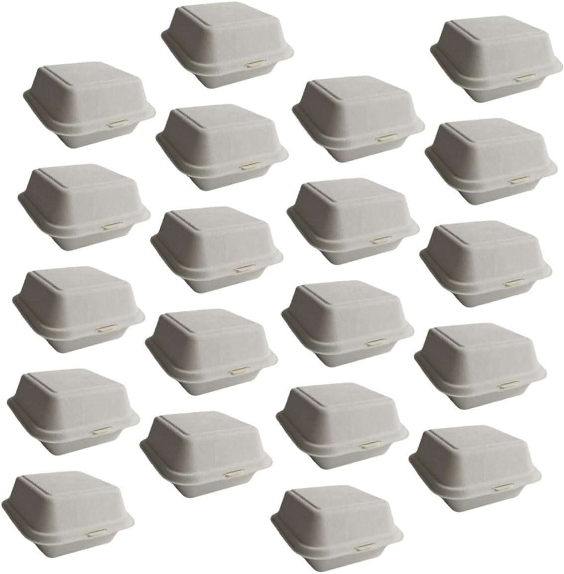 Shukong Containers 6 Inch Fast Food Storage Boxes for Hamburger Patties ...