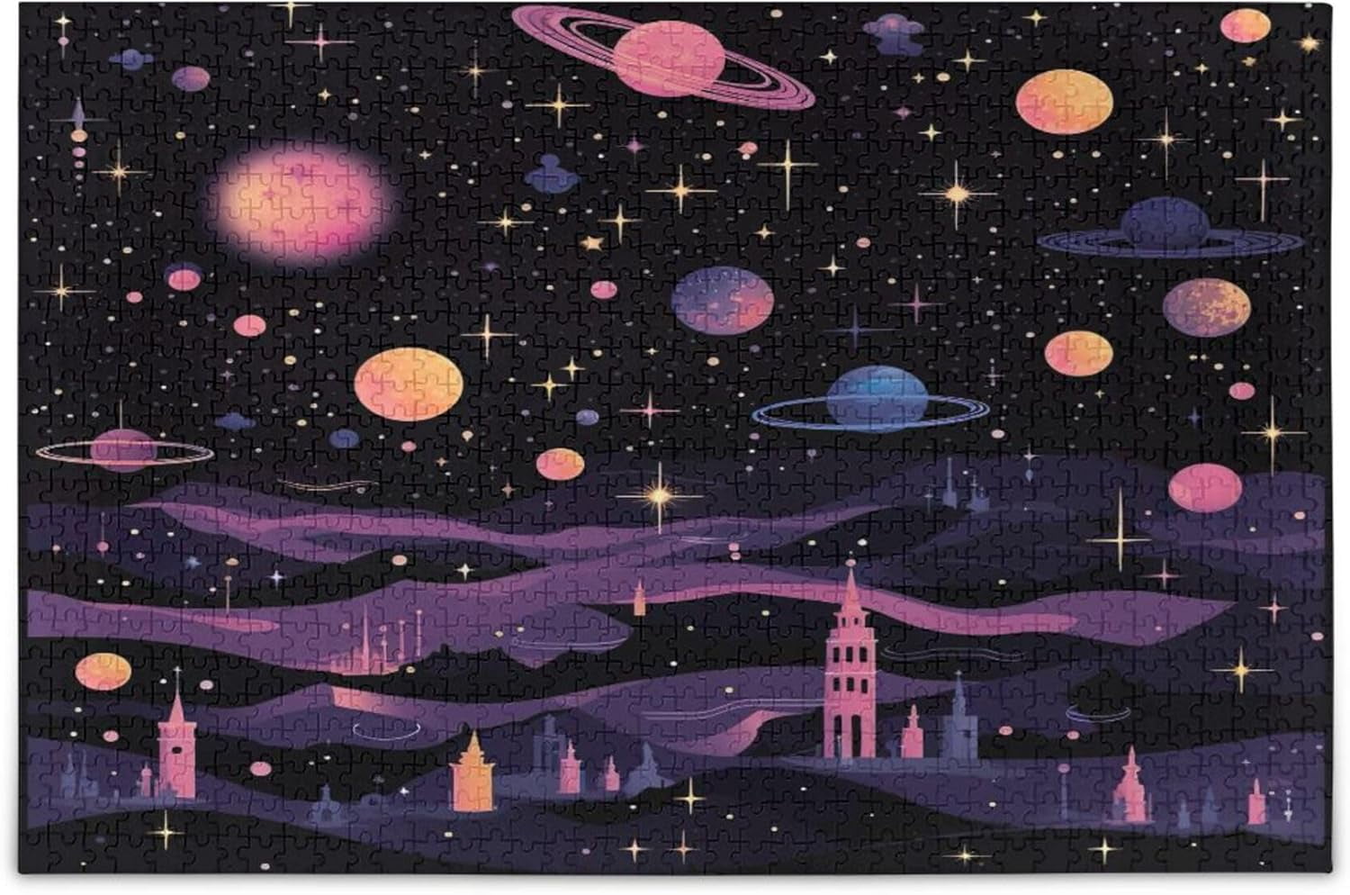 Shukong Cosmic Planets Jigsaw Puzzles 1000 Piece for Adults Large ...