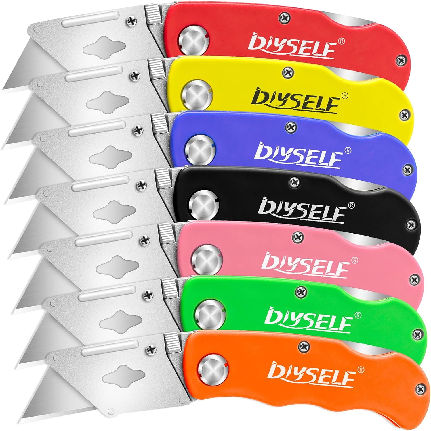 Shukong DIYS Knife 7 Pack Box , Back Lock Design, Quick Change , Knife ...