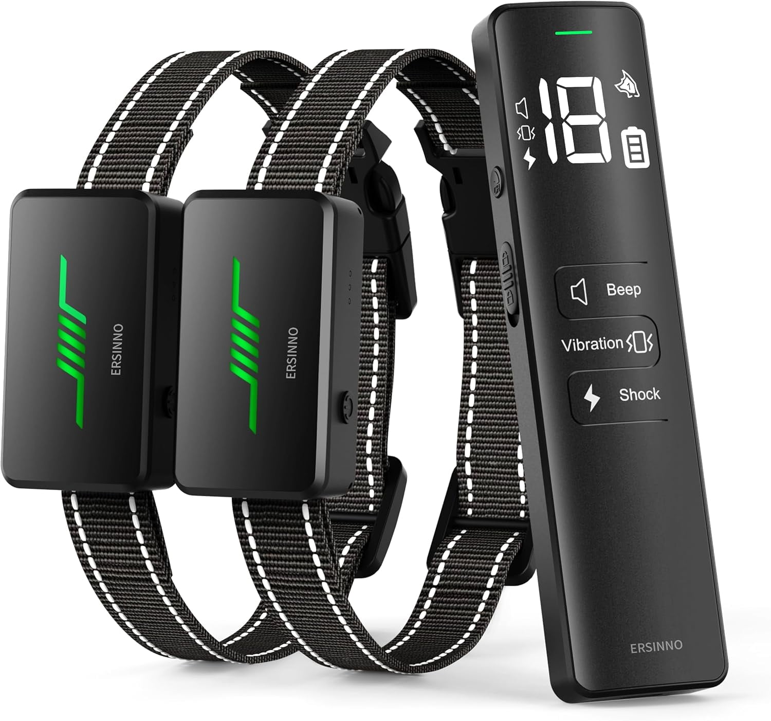 Shukong Dog Shock Collar with Remote Control - Rechargeable Shock ...