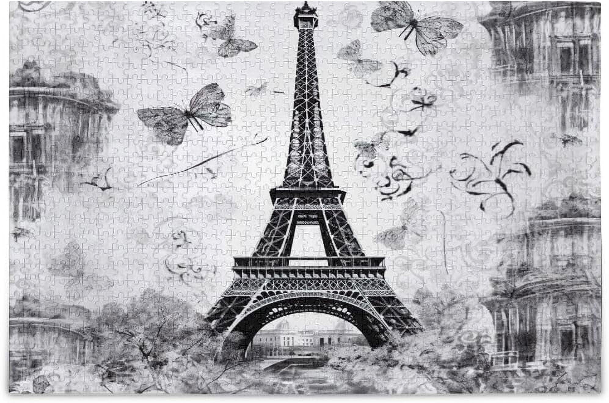 Shukong Eiffel Tower Jigsaw Puzzles 1000 Piece for Adults Large Puzzle ...